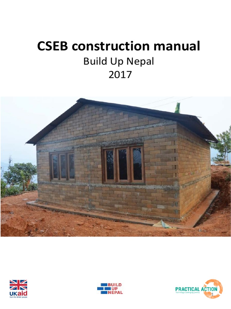 Construction Manual Small Bricks | PDF | Concrete | Beam (Structure)