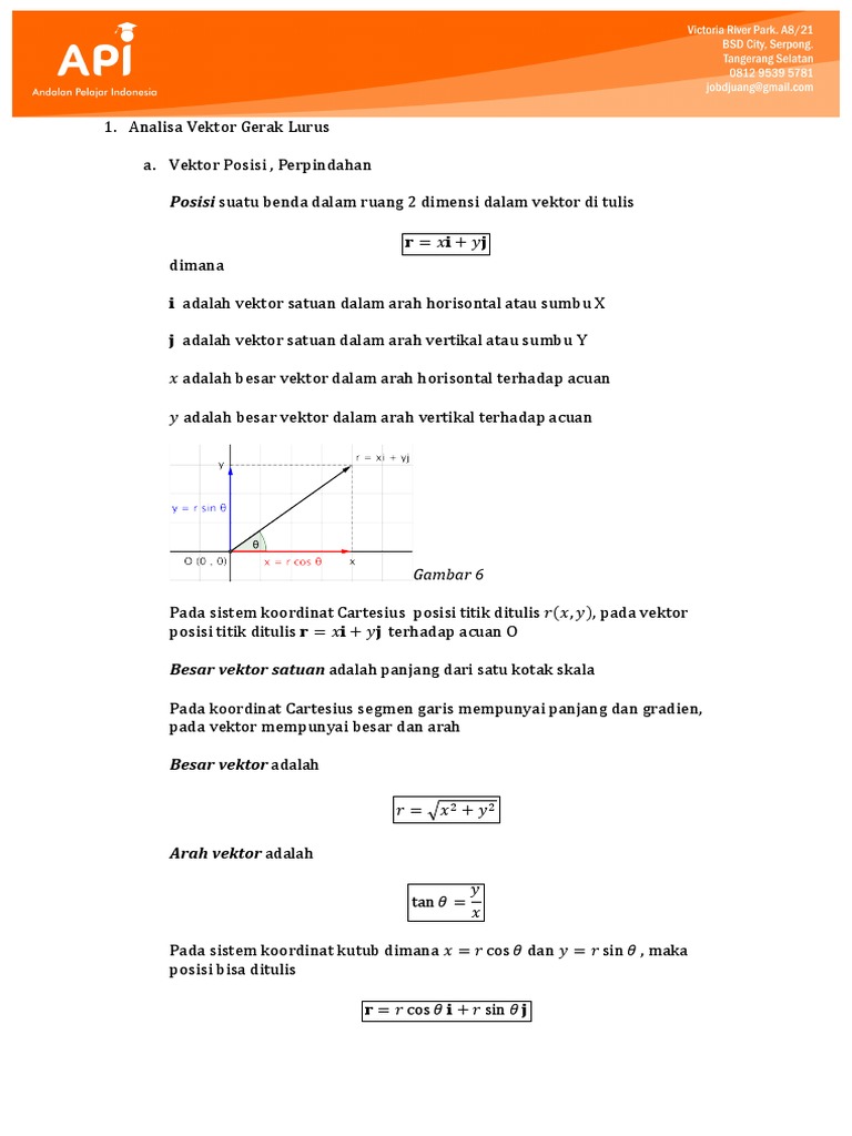 Analisis Vektor Pada Gerak Lurus PDF | PDF | Seni & Disiplin Bahasa ...