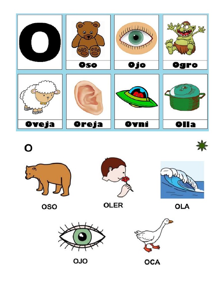 Lamina Letra o | PDF