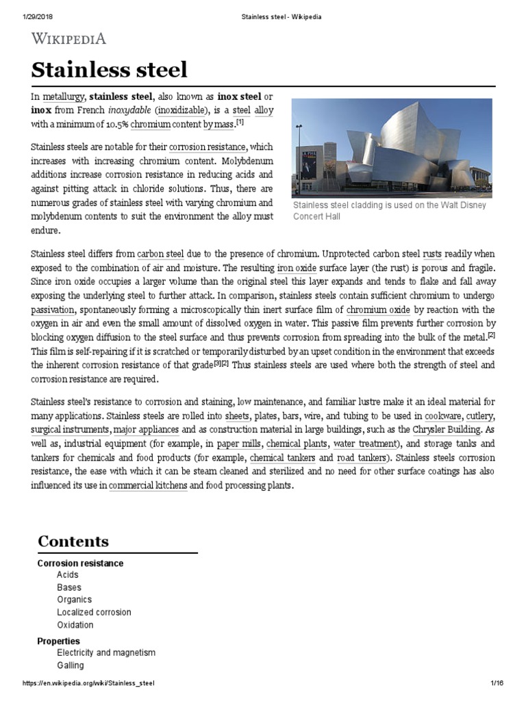 Stainless Steel | PDF | Stainless Steel | Steel