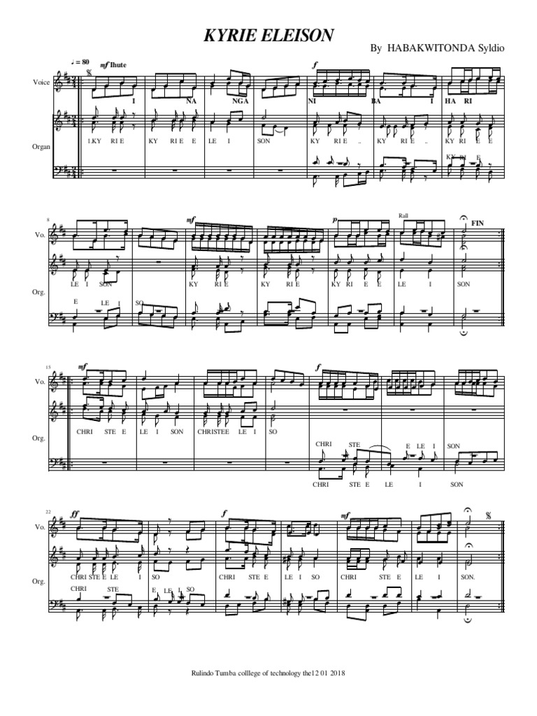 Kyrie Eleison | PDF