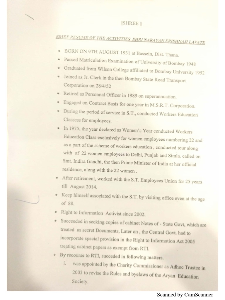 Narayan Lavate CV | PDF