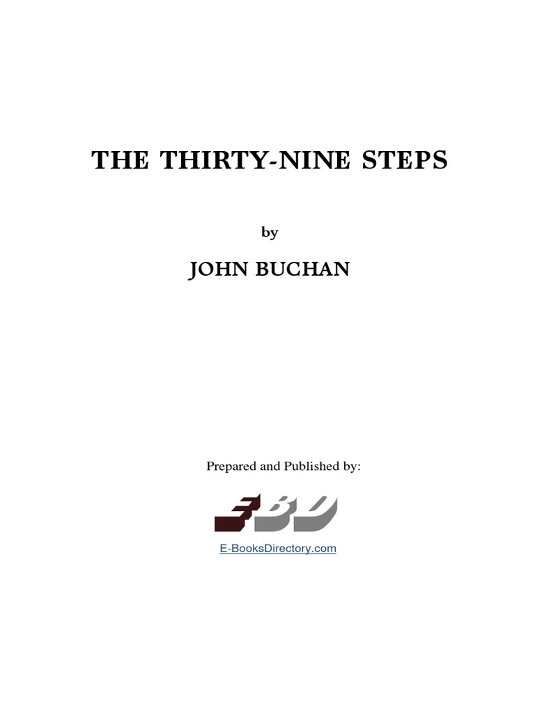 The Thirty-Nine Steps: John Buchan | PDF | The Thirty Nine Steps