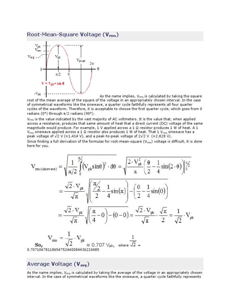 Root-Mean-Square Voltage (V) | PDF