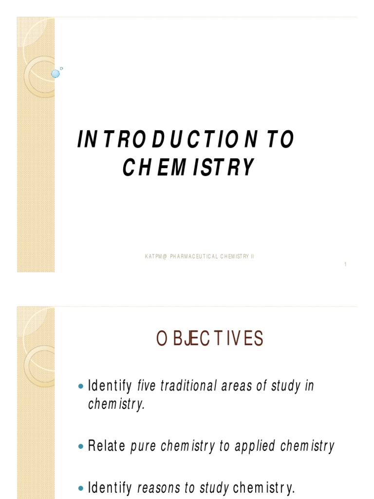 Introduction To Chemistry | PDF | Electron Configuration | Atomic Orbital