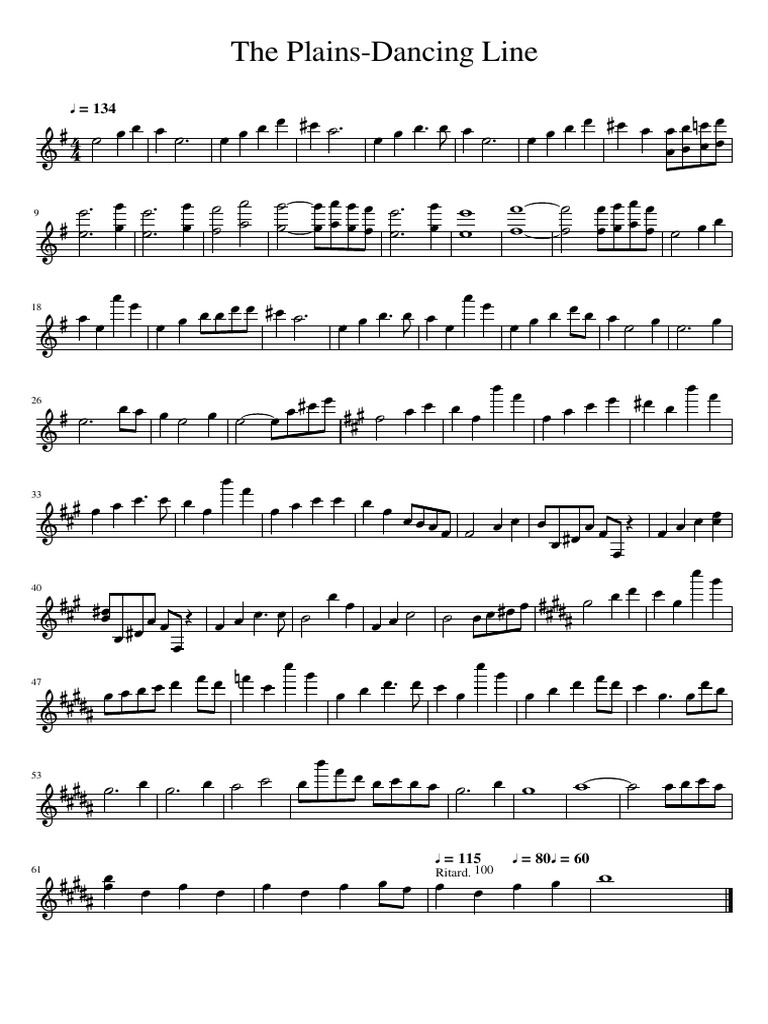 The Plains-Dancing Line PDF | PDF