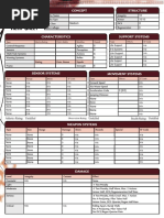 CthulhuTech - Editable Character Sheet | PDF
