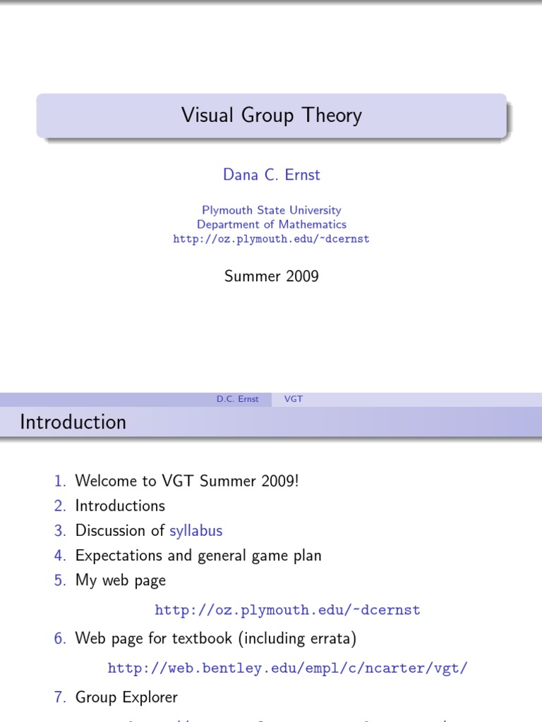 GRUPOS Visual - Group - Theory - (Class - Notes) PDF | PDF | Group ...