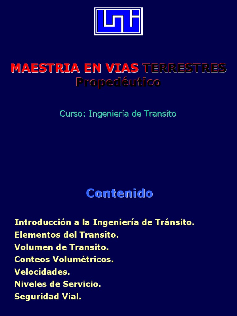 Elementos Del Transito | PDF | Peatonal | La carretera
