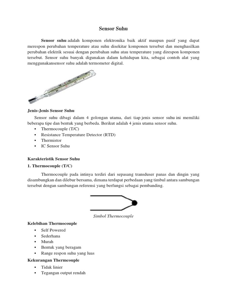 Sensor Suhu | PDF