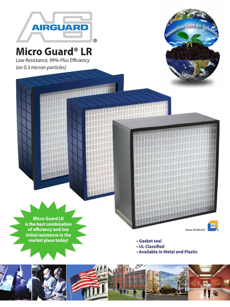 Microguard Brochure LR | PDF | Hvac | Filtration