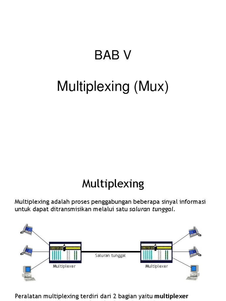 Bab 5 Multiplexing | PDF