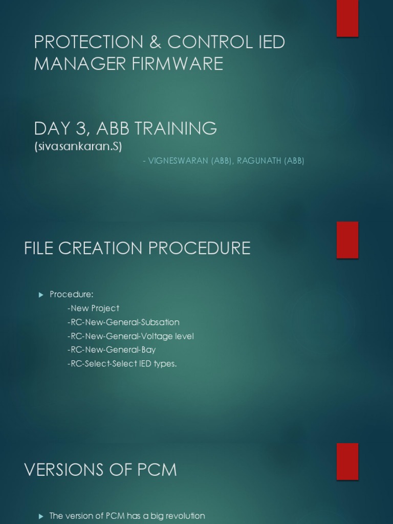 Protection & Control Ied Manager Firmware | PDF | Tab (Gui ...