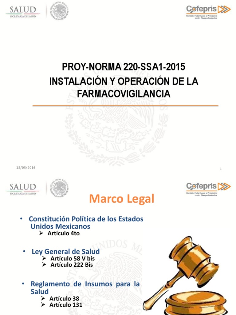 Farmacovigilancia en México: Historia, organización, definiciones y ...