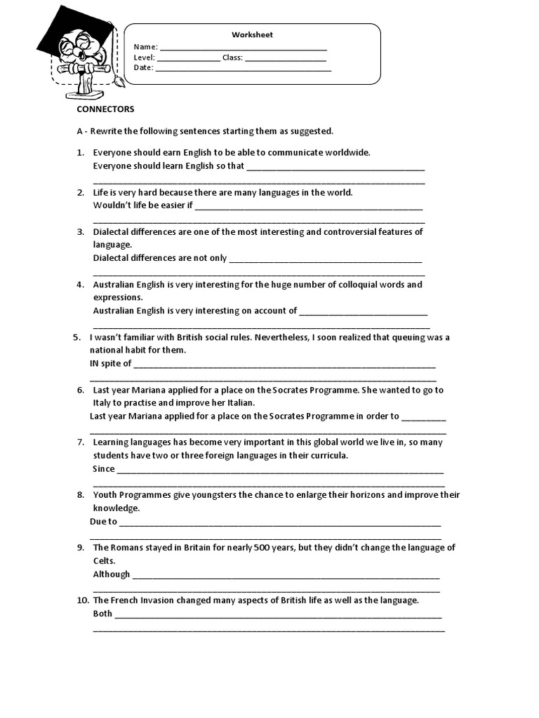 B2 Connectors | PDF | Human Communication | Semiotics