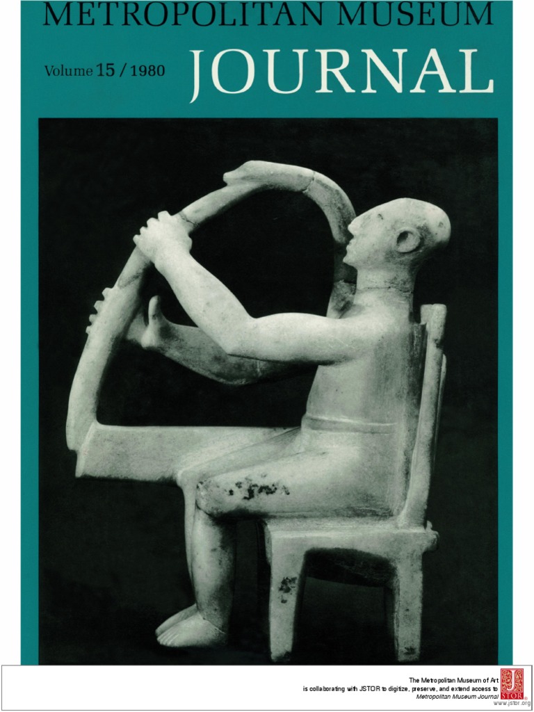 The Metropolitan Museum Journal V 15 1980-1 PDF | PDF | Social Science