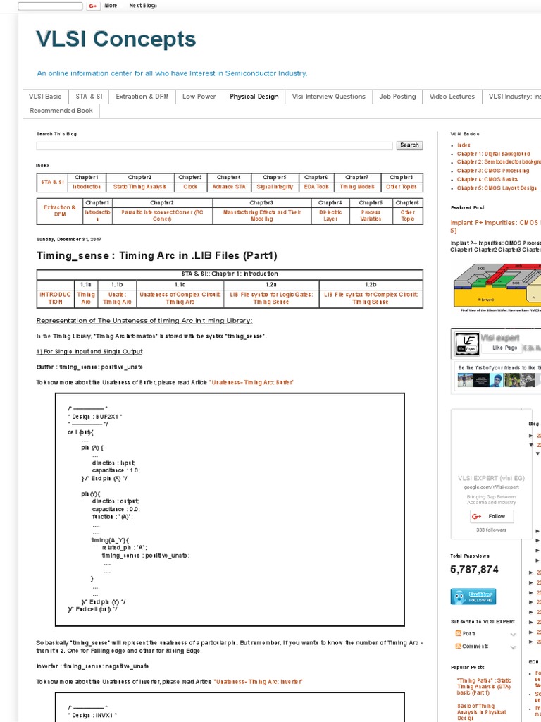 1.2a Timing - Sense - Timing Arc in | PDF | Cmos | Logic Gate