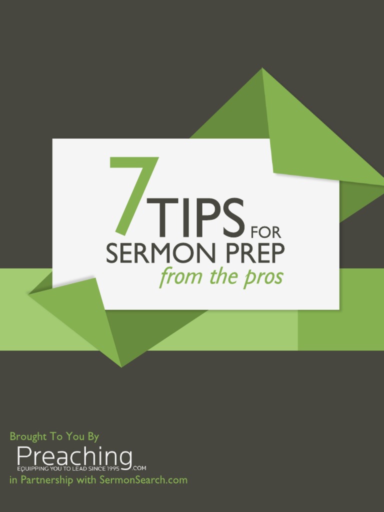 Ss White Paper 2 Preaching | PDF | Sermon | God In Christianity