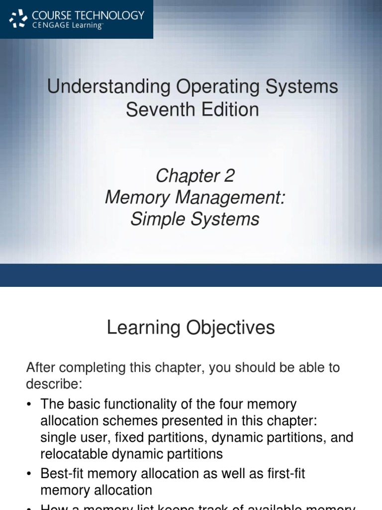 Understanding Operating Systems Seventh Edition: Memory Management ...