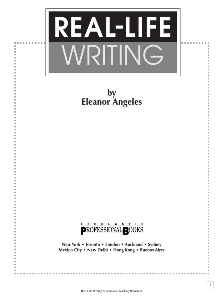 Real Life Writing | PDF | Verb | Adverb