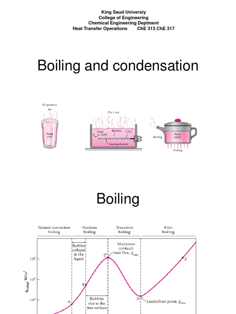Boiling and Condensation | PDF