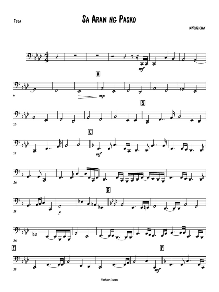 Sa Araw NG Pasko Tuba | PDF | Home & Garden