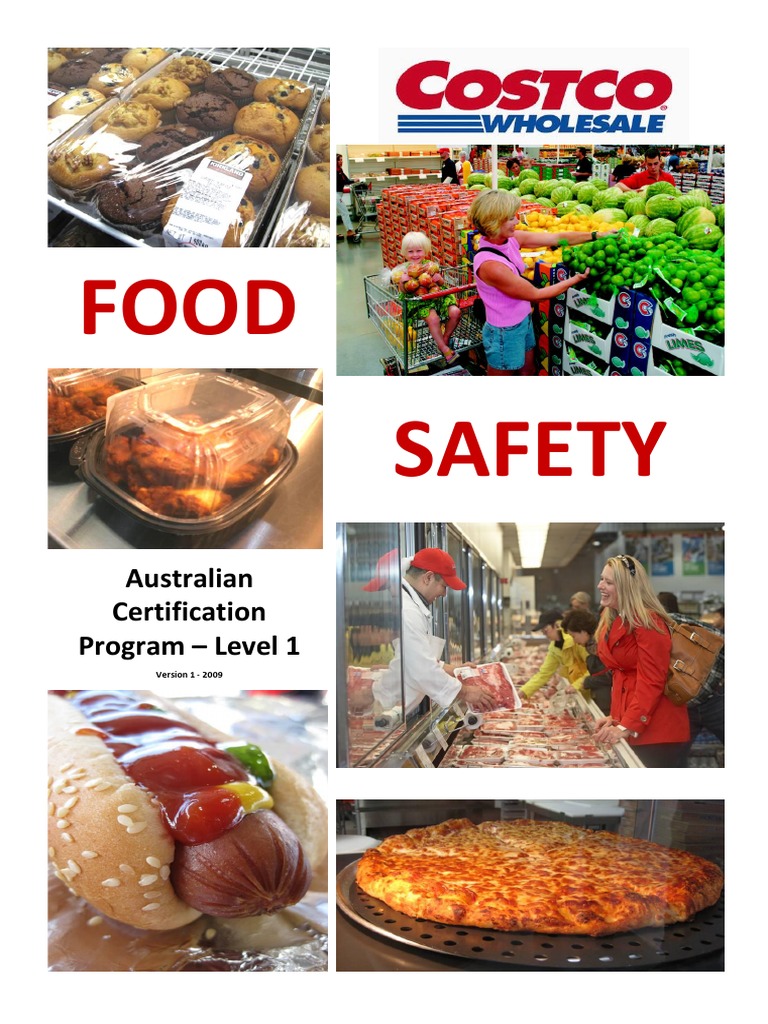 Food Safety: Australian Certification Program - Level 1 | PDF ...