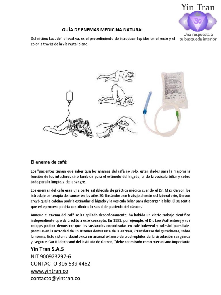 Plantilla Enemas | PDF | Gastroenterología | Medicina CLINICA