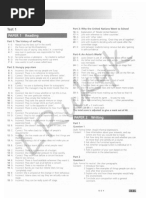 FCE Practice Test 4 Answer Key | PDF