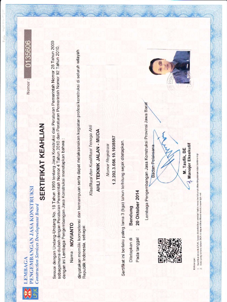 Sertifikasi Keahlian Teknik Sipil | PDF