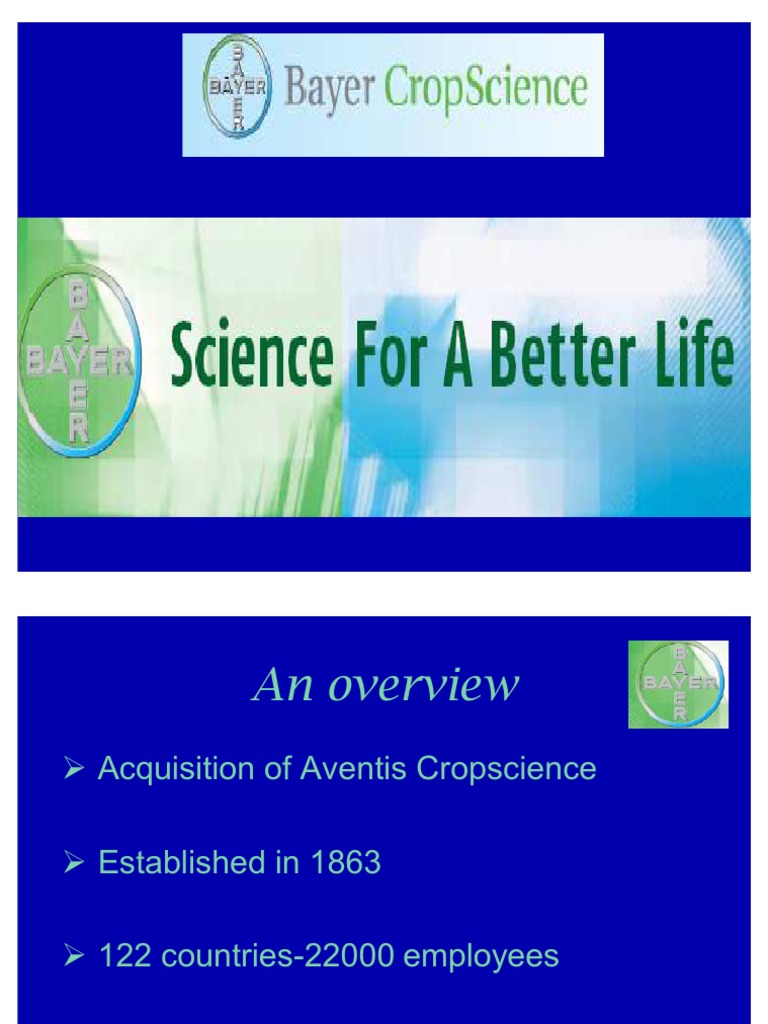 Bayer CropScience | PDF | Agriculture | Food And Drink