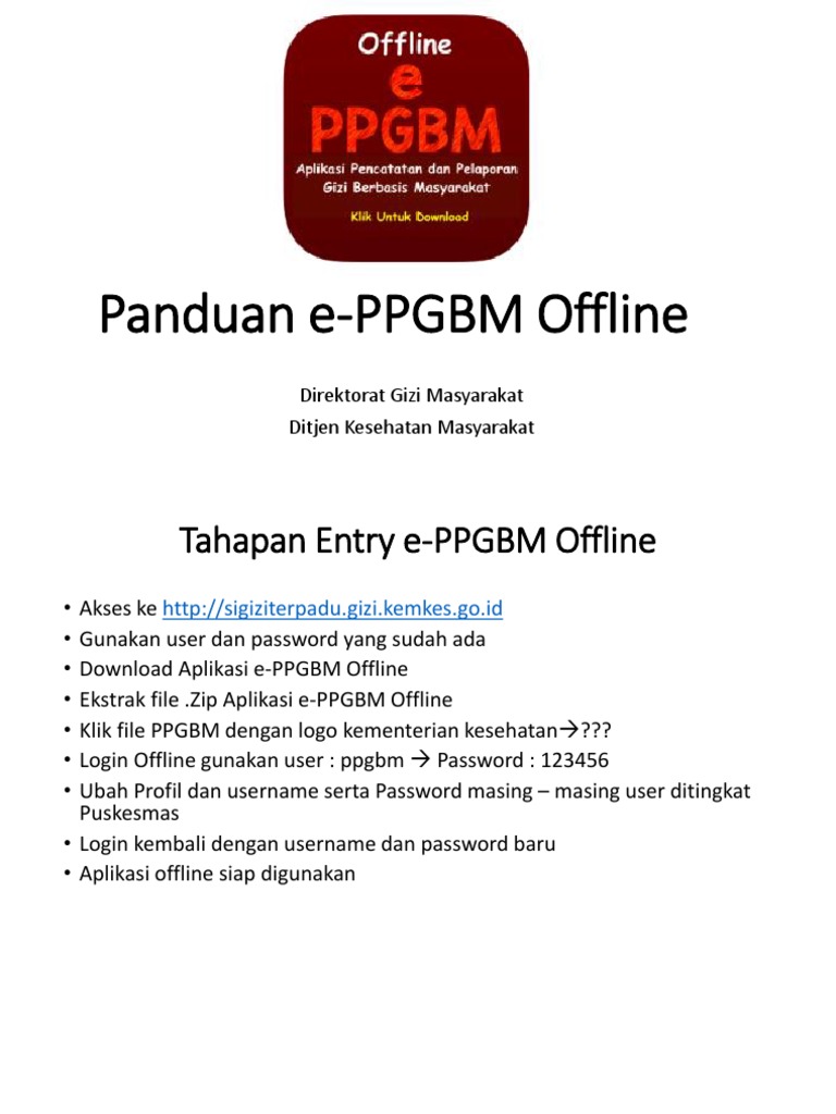 Panduan Download Ppgbm Offline Pdf