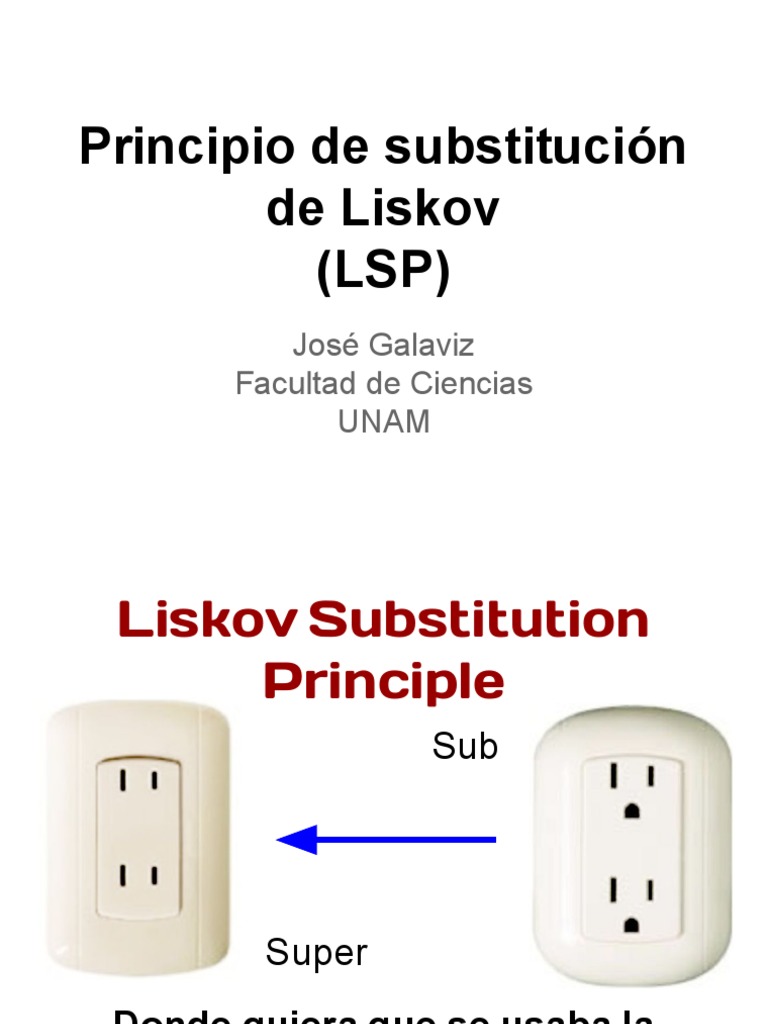 Liskov Substitution Principle | PDF | Programación de computadoras ...