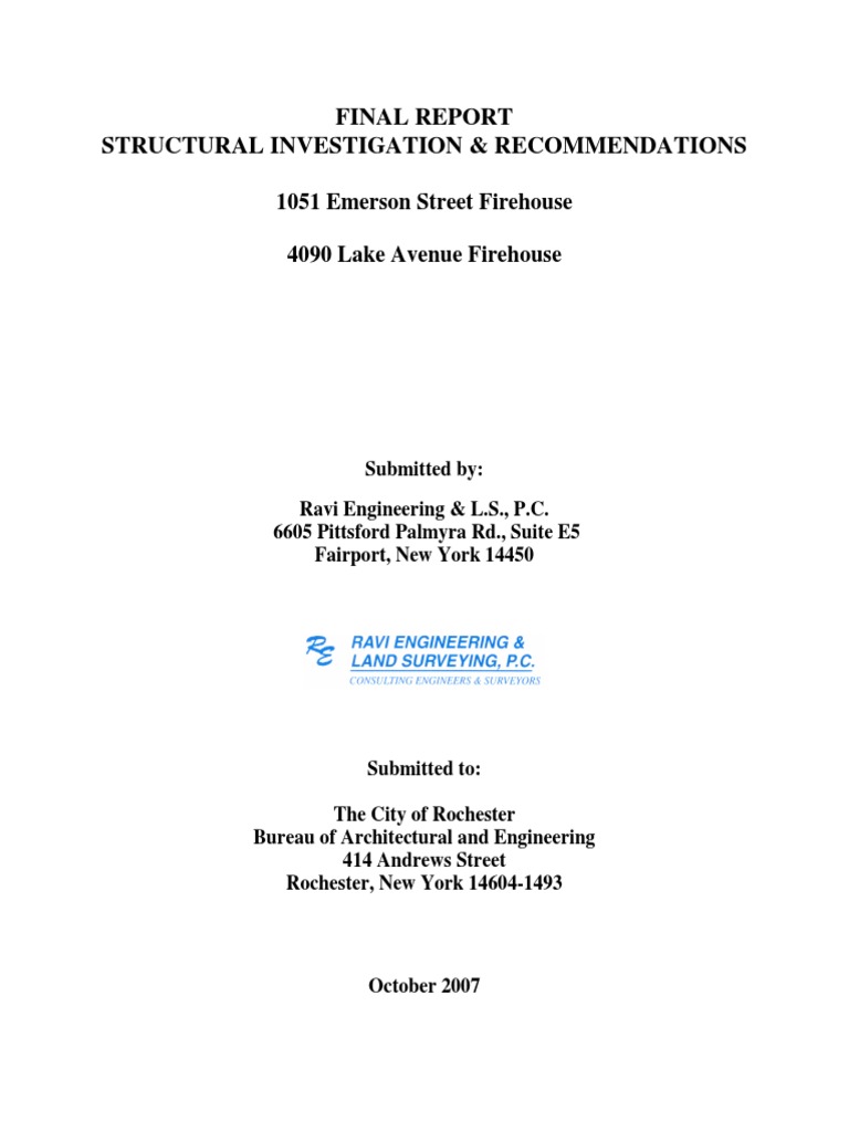 Sample Structural Investigation Report | PDF | Wall | Masonry