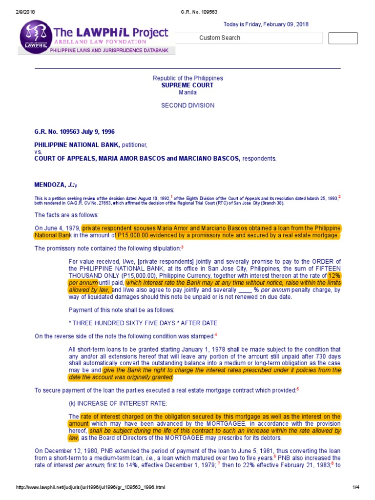 PNB Vs CA | PDF | Mortgage Law | Loans
