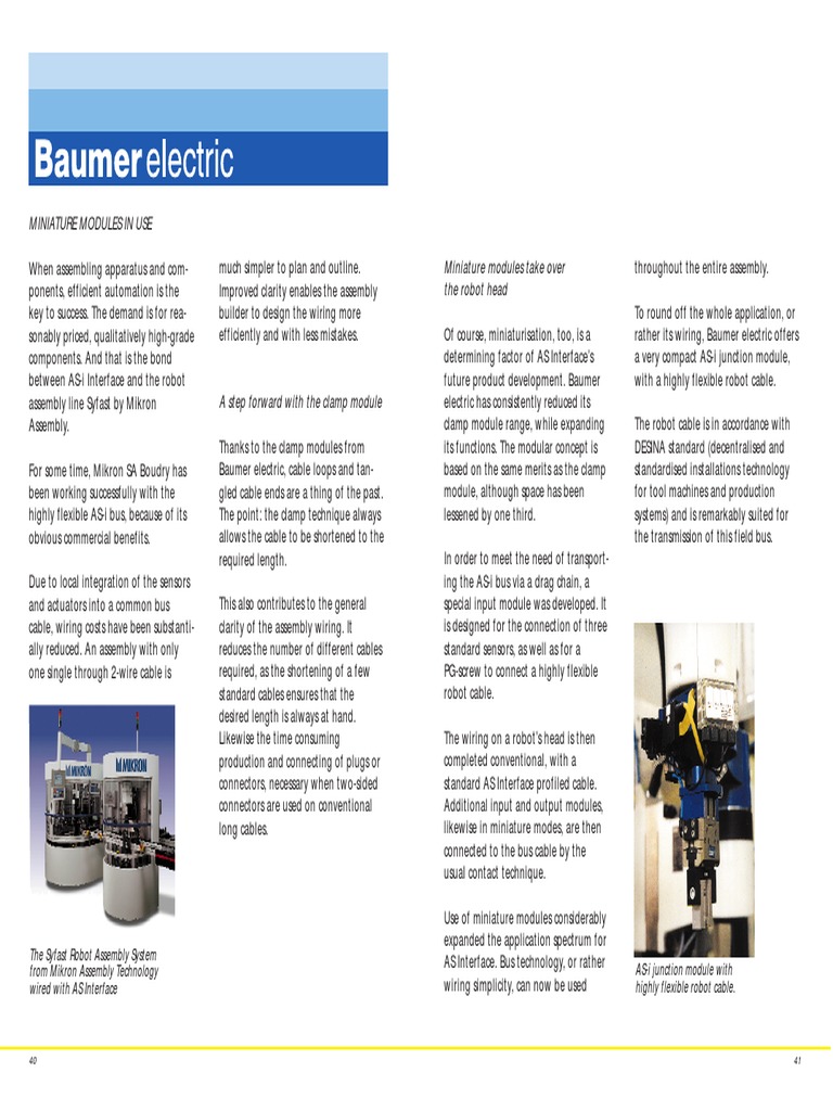 Miniature Modules in Use en | PDF | Modularity | Electrical Connector