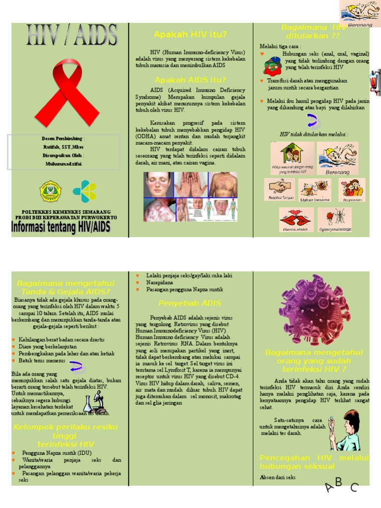 Leaflet Hiv Aids | PDF