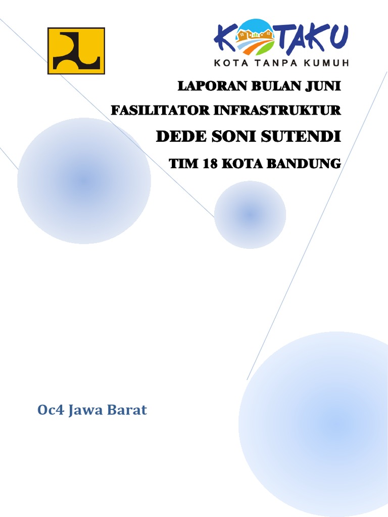 Lapbul Infrastruktur Bulan Juni '17 Tim 18 | PDF