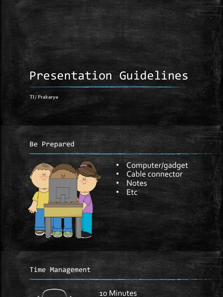 Effective Presentation Guidelines | PDF | Teaching Methods & Materials ...