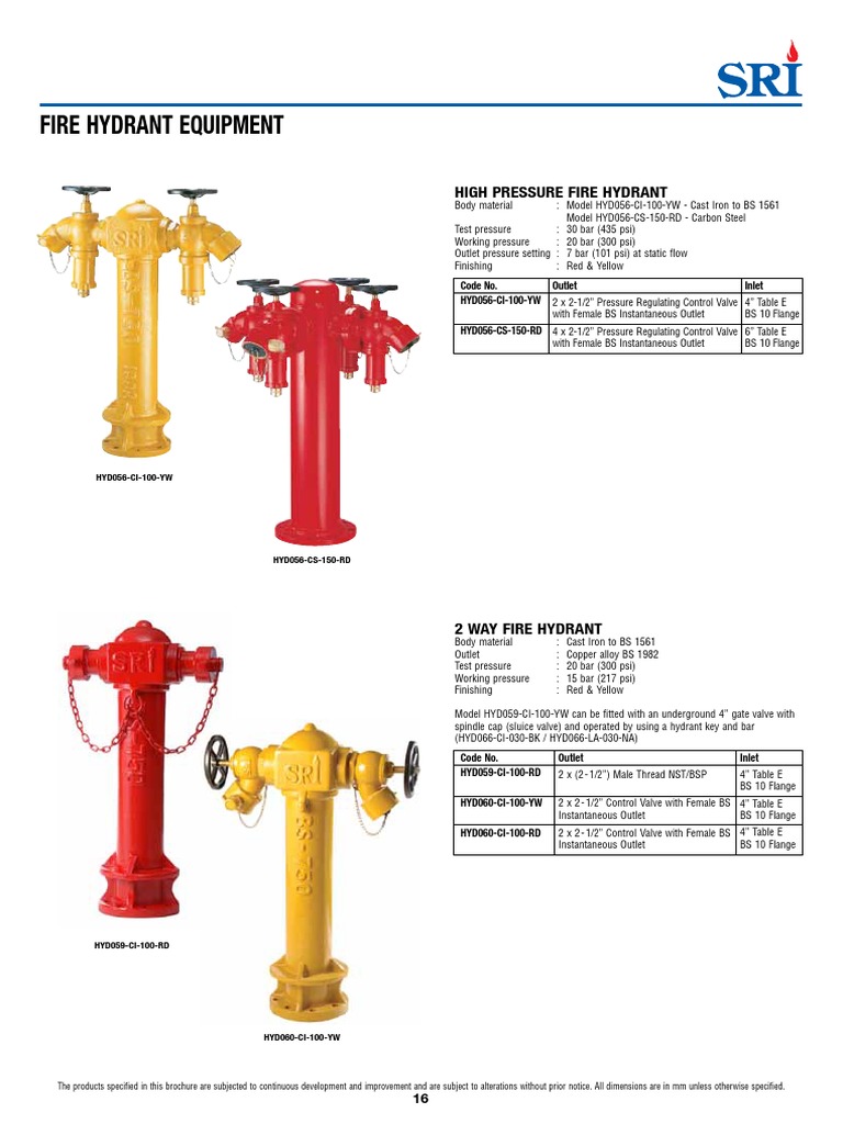 Fire Hydrant | PDF | Valve | Metals