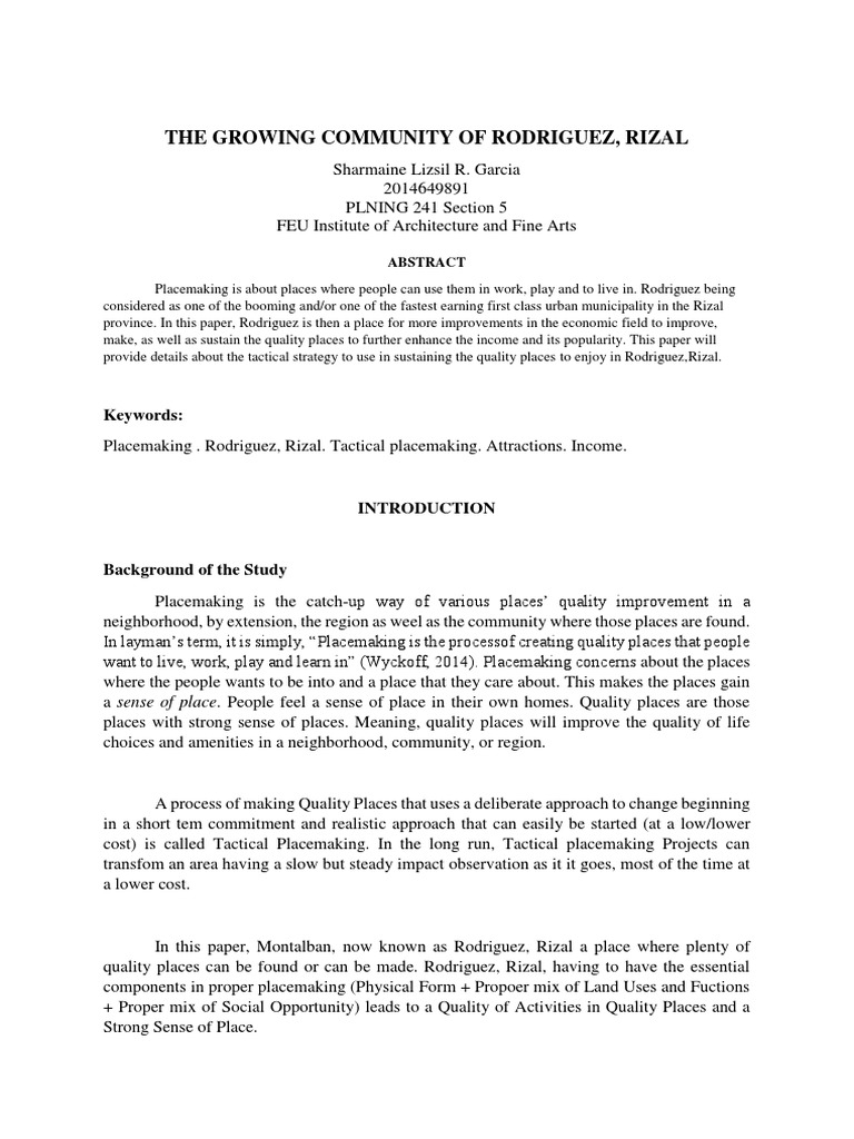 Rodriguez Rizal Tourism | Download Free PDF | Nature