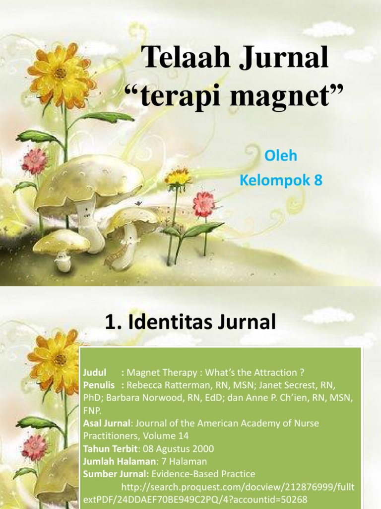 Telaah Jurnal Terapi Magnet | PDF
