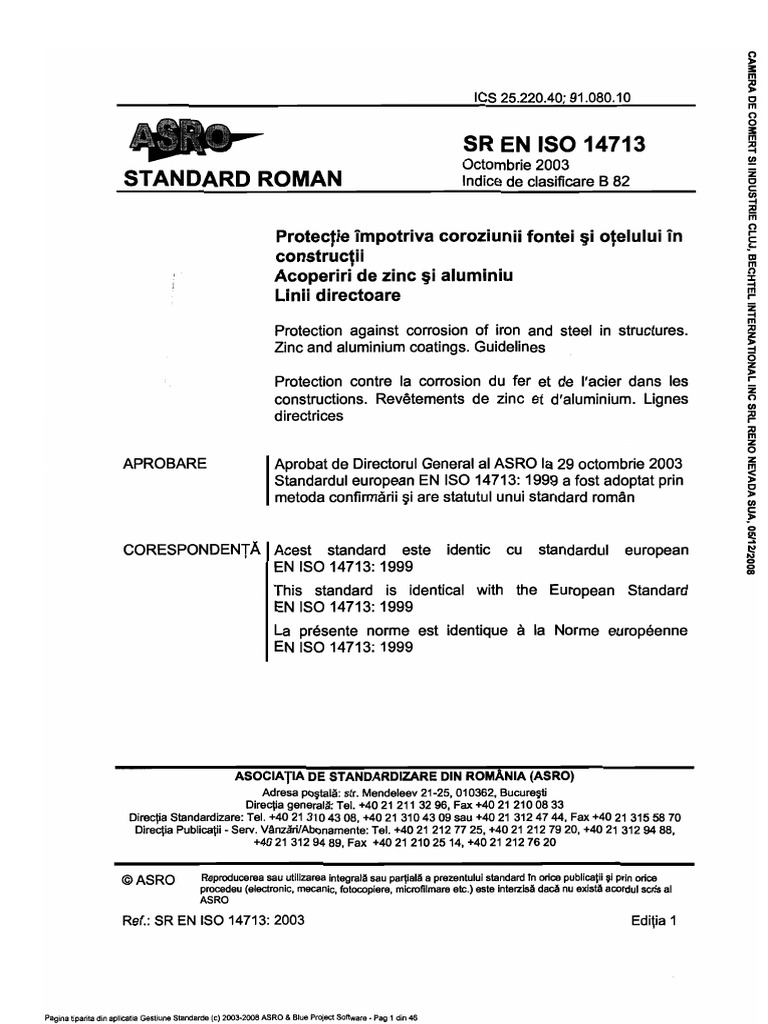 En Iso 14713 | PDF