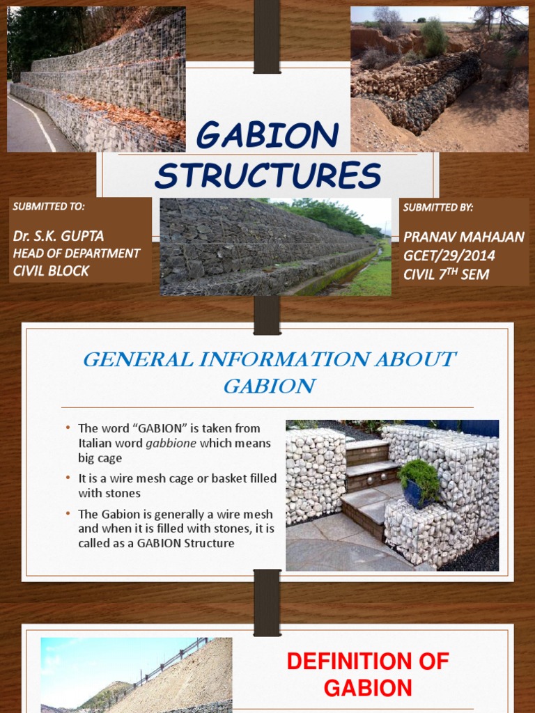 Gabion Structures | Building Engineering | Civil Engineering