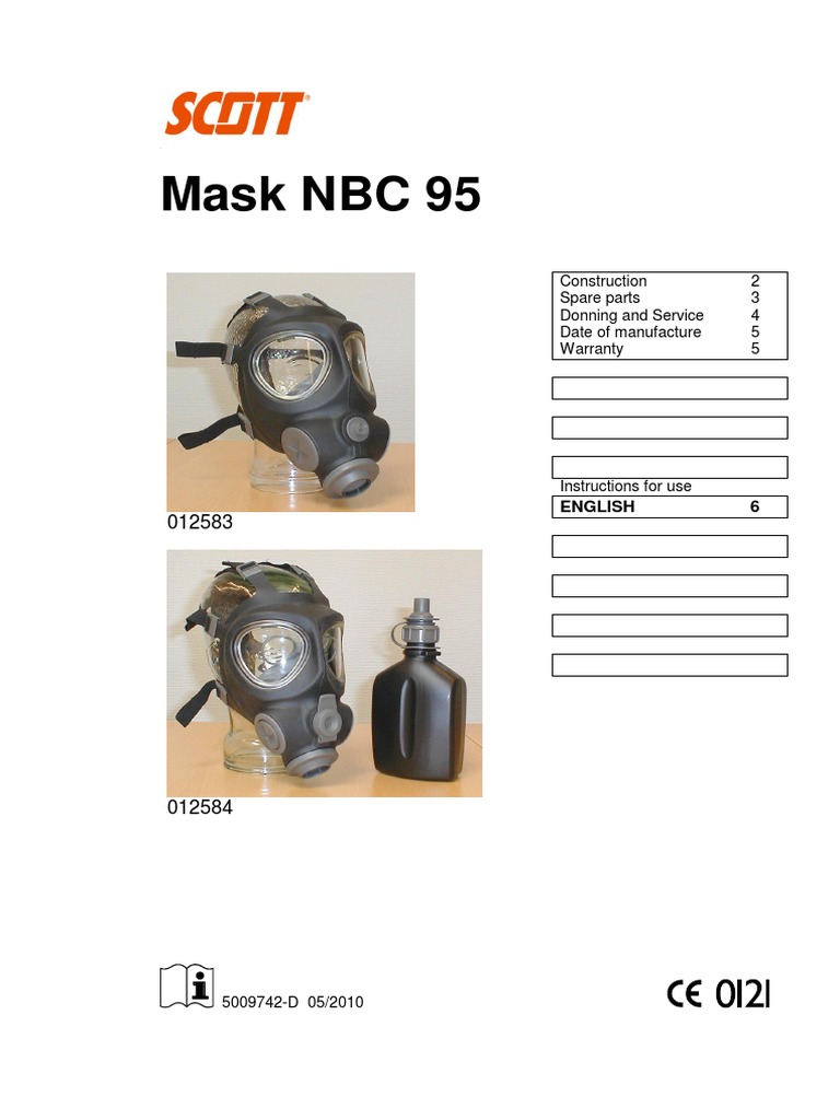 Scott Safety M95 Manual | PDF | Valve | Carbon Dioxide