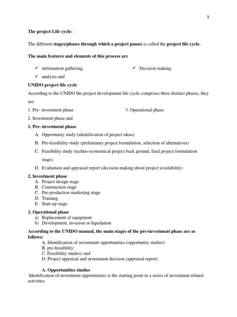 The Project Life Cycle | PDF | Feasibility Study | Life Cycle Assessment