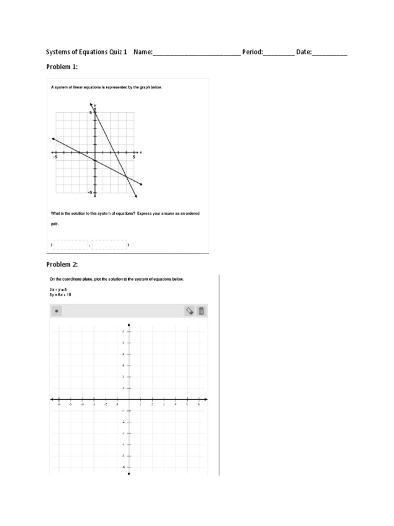 Systems Quiz 1 | PDF