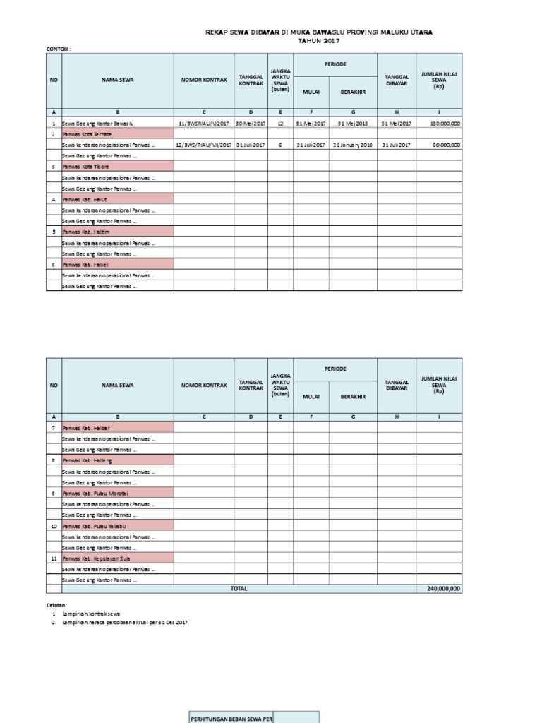 Form Sewa | PDF