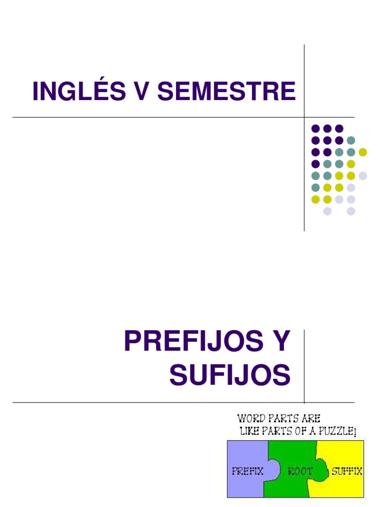 Prefijos y Sufijos: Definición y Ejemplos | PDF | Semiótica | Vocabulario