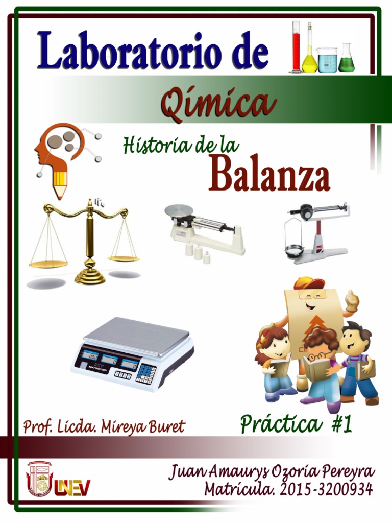 Trabajo Práctico De Laboratorio De Química Pdf Balanza Medición